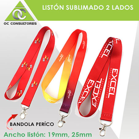 Cordones para Gafete | Personalizados Sublimados serigrafia | Credencial